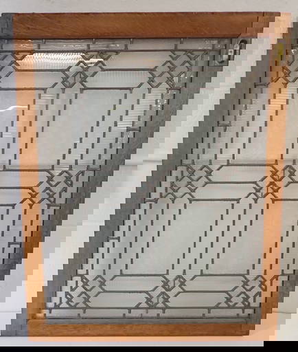 Etched & Leaded Glass Window