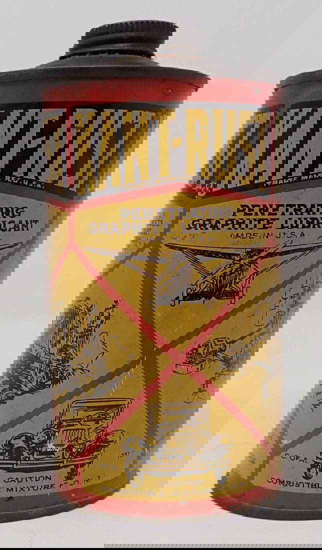 Kant Rust Airplane Auto Hit Miss Engine Oil Can Auction