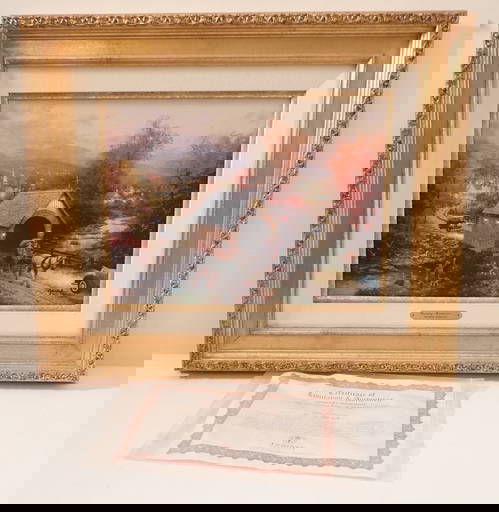 Signed & Numbered Thomas Kinkade Lithograph