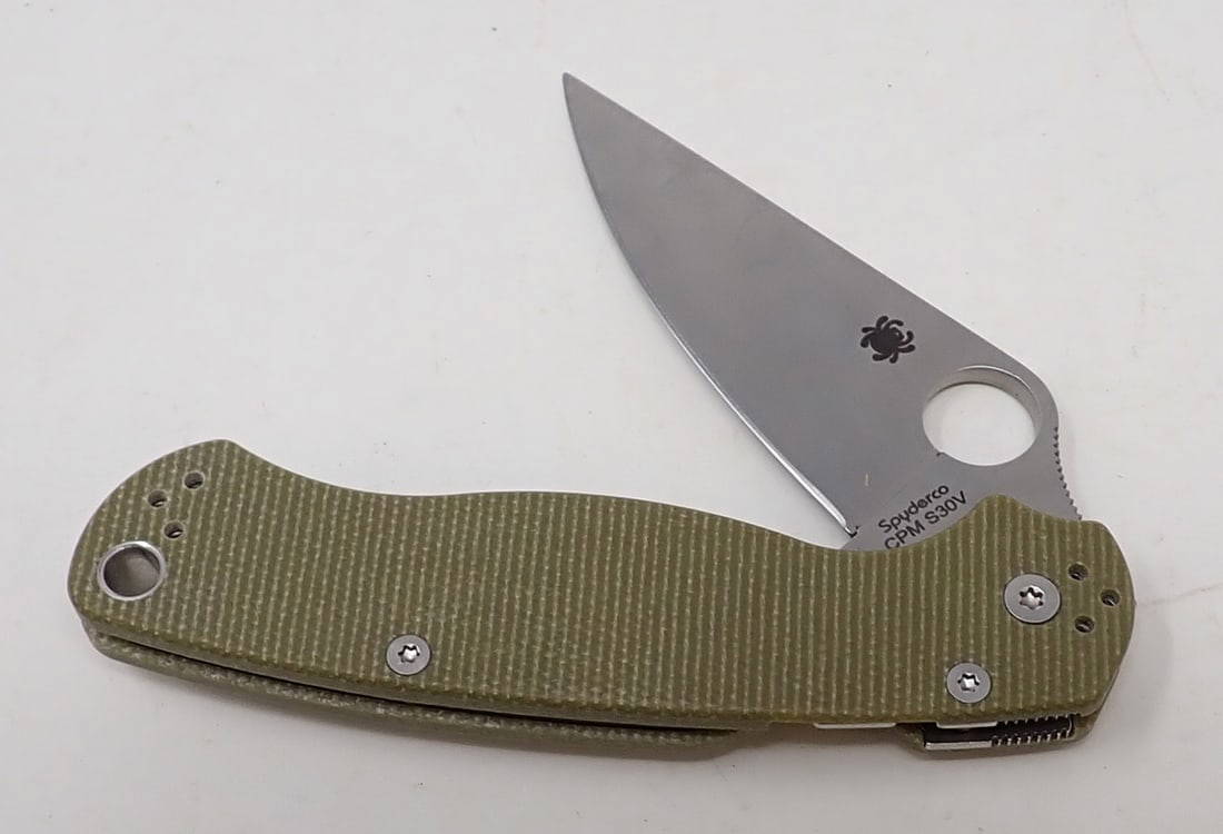 Spyderco Cpm S30v Knife Auction
