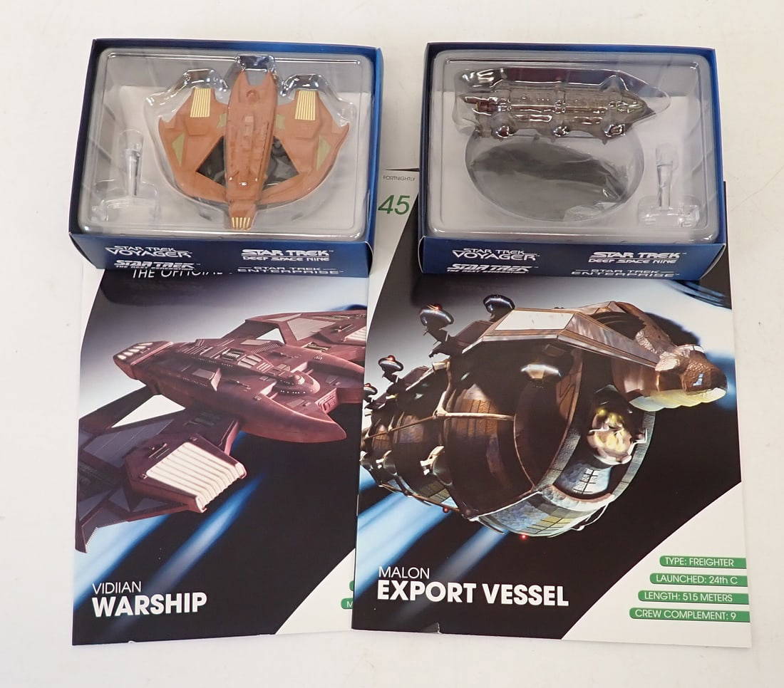 Star Trek Eaglemoss Vidiian Warship Export Vessel Auction
