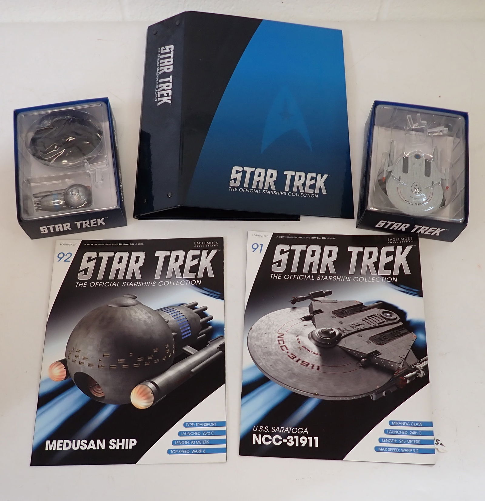 Star Trek U.s.s Saratoga Medusan Ship Auction