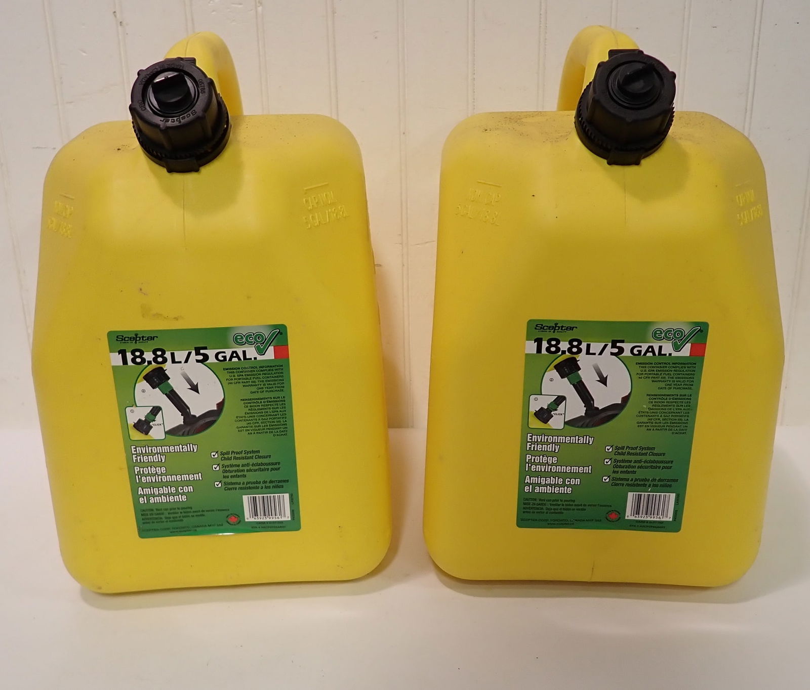 Two 5 Gallon Diesel Fuel Cans Auction