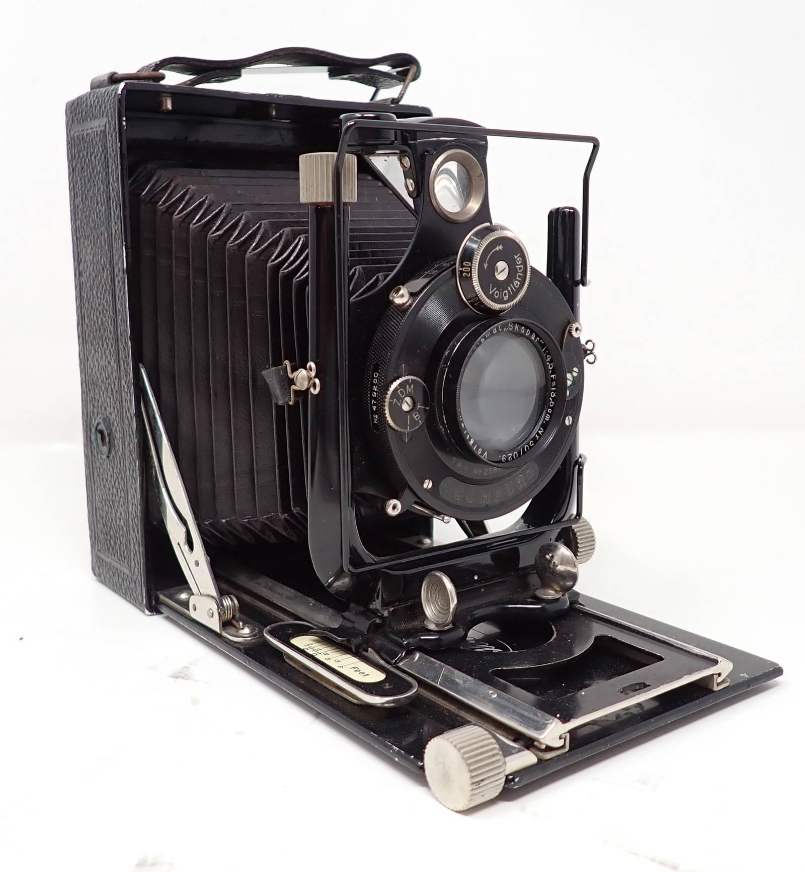 Voightlander Compur Folding Box Camera Auction