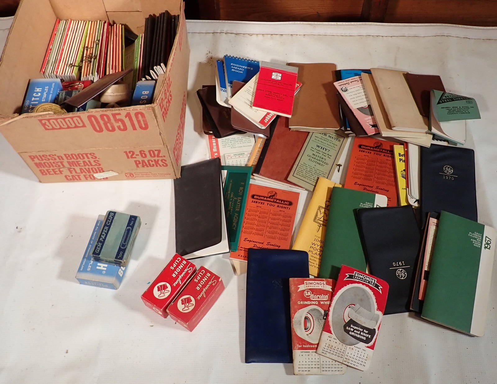 Bethlehem Steel & Misc Pocket Planners Keuffel Esser Curve Auction