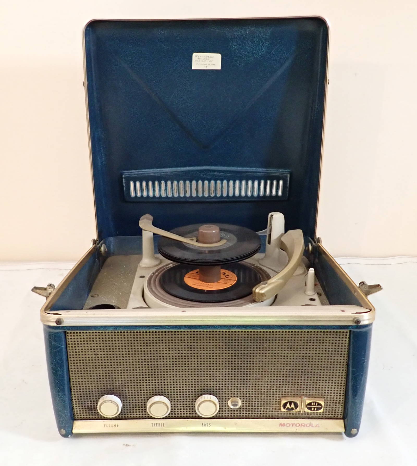 Vintage Motorola Record Player Auction