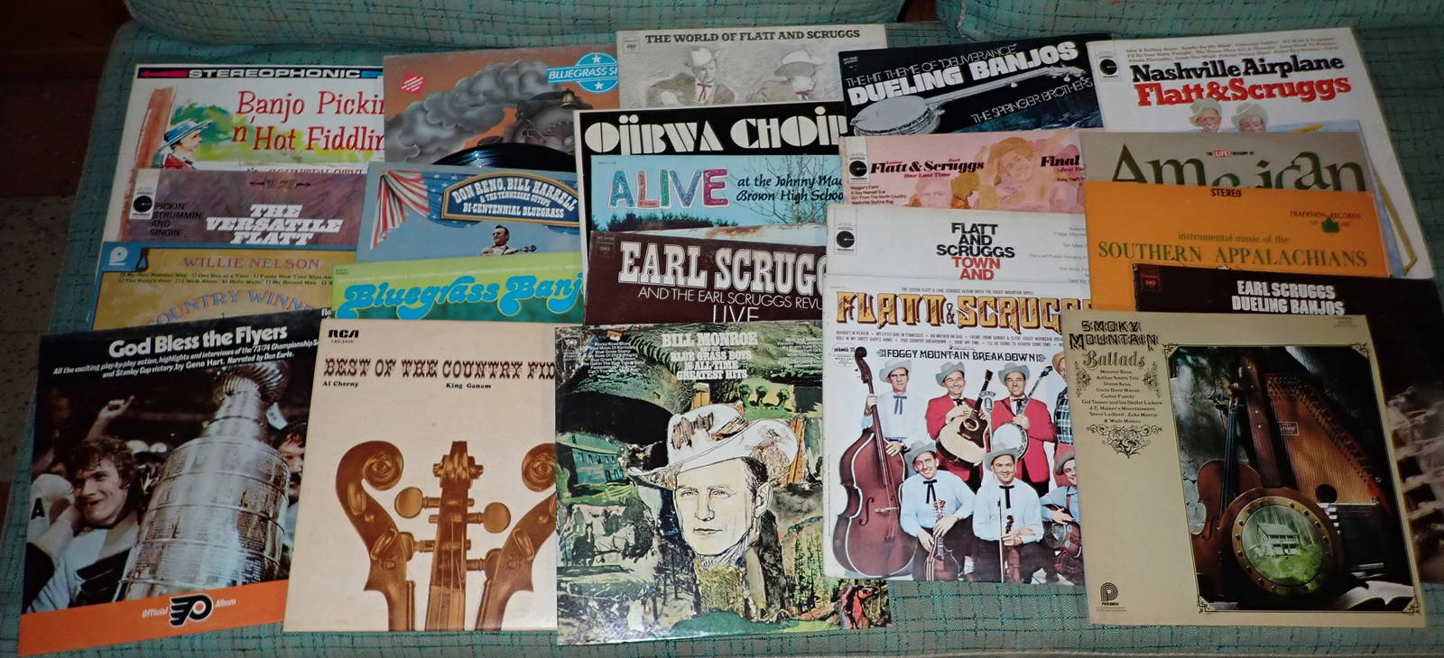 Flyers Hockey Bluegrass & Misc Records Auction
