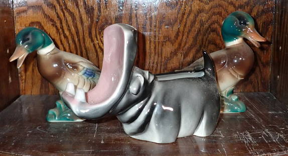 Mccarty Pottery. Hippo.