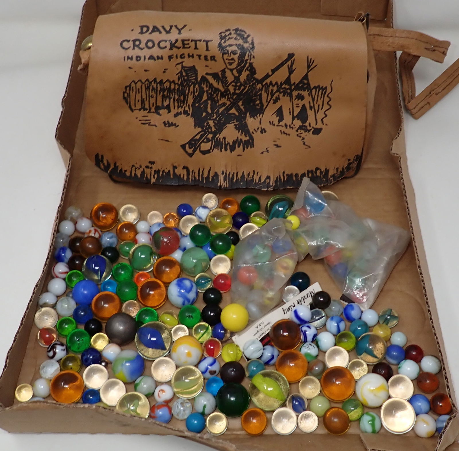 Marbles & Davy Crockett Bag Auction