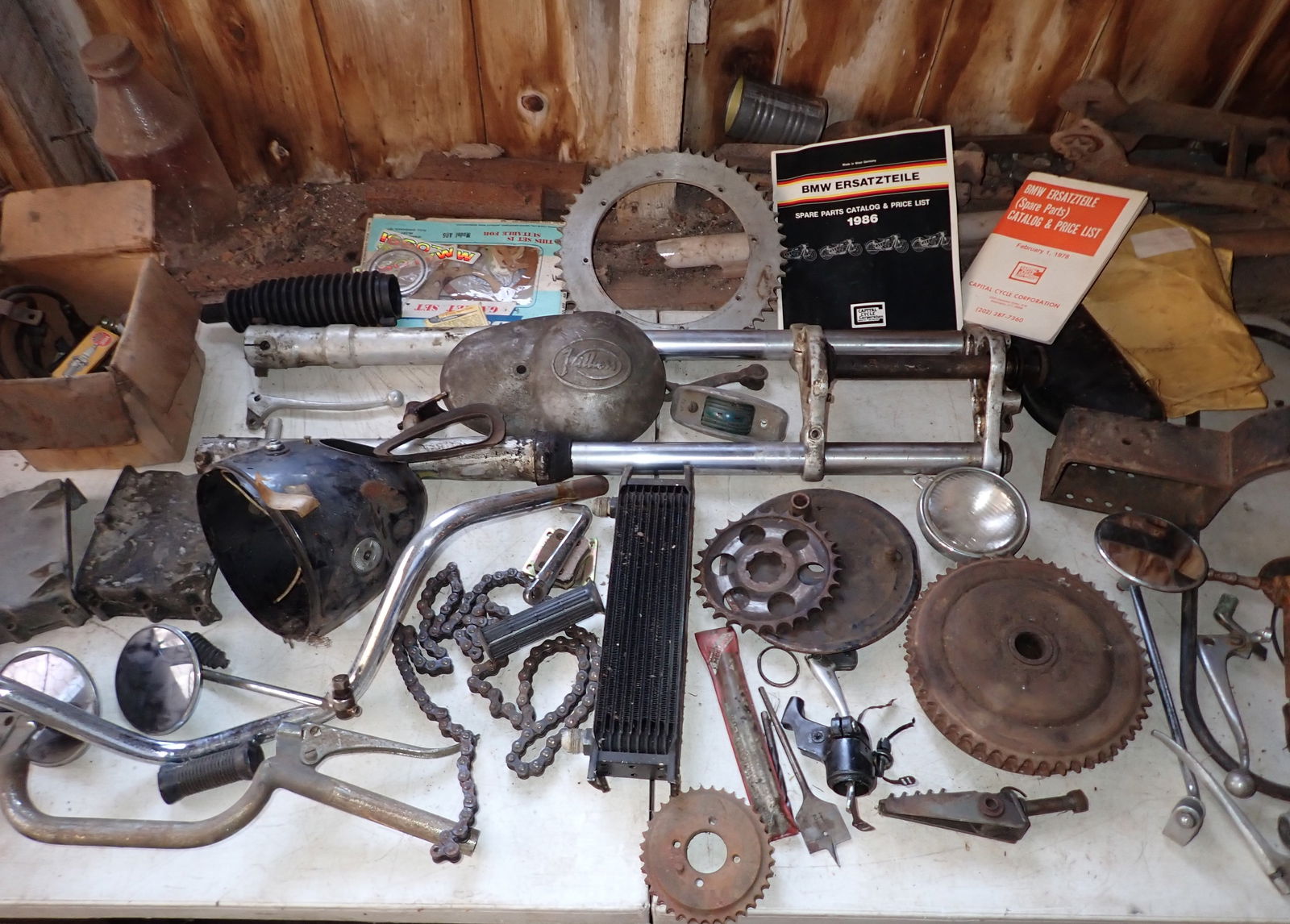 Motorcycle Parts Auction