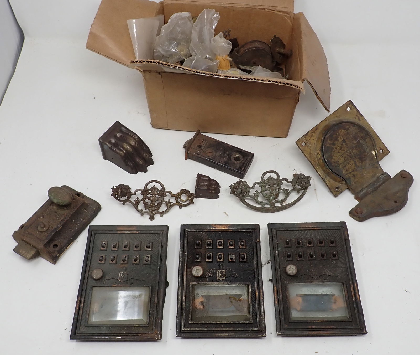 Post Office Box Doors & Misc Hardware Auction