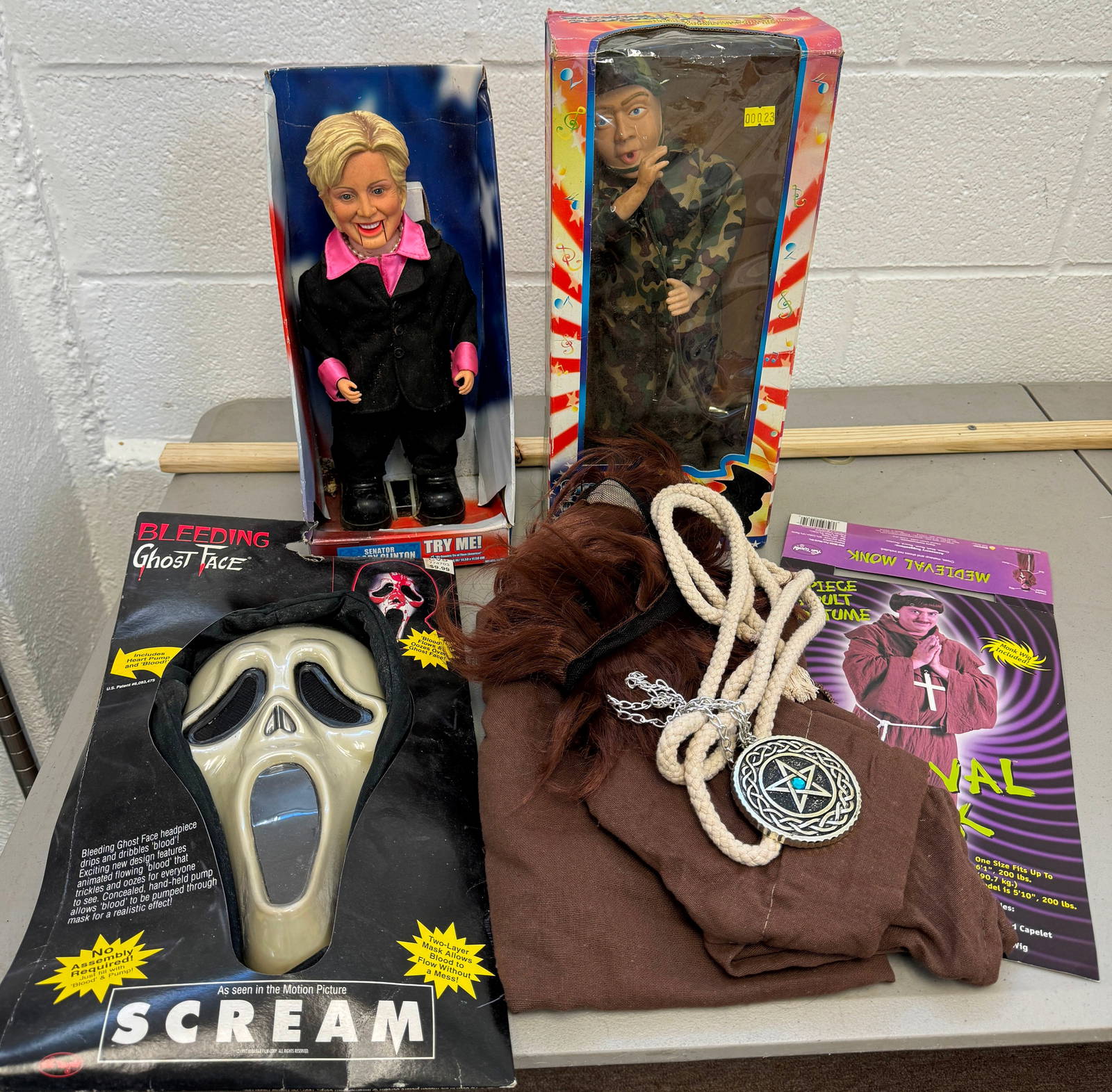 Singing Patriotic Senator Hillary Clinton Dolls Auction