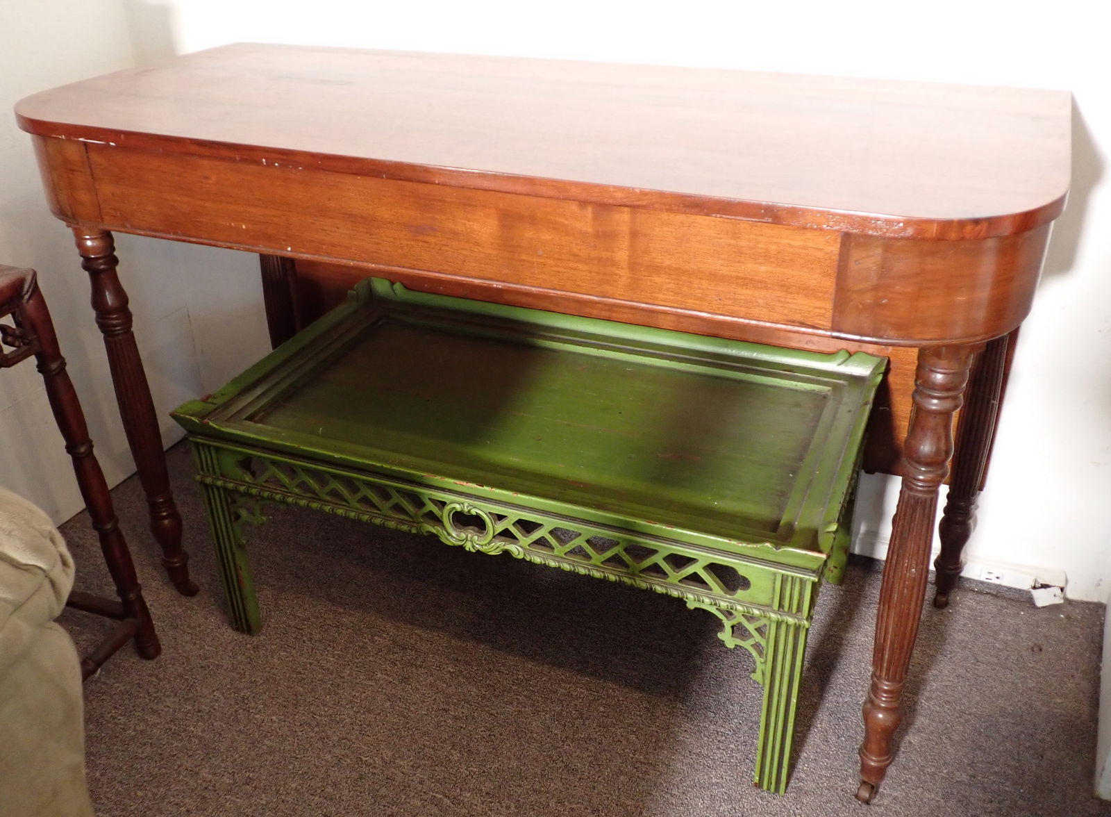 Drop Leaf Console Table Auction