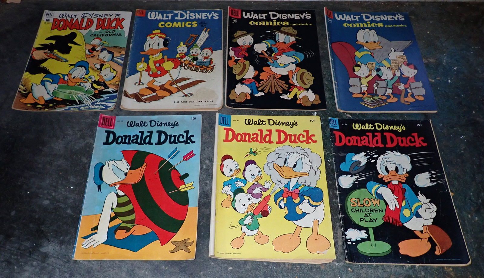 Dell Walt Disney Donald Duck Comic Books Auction