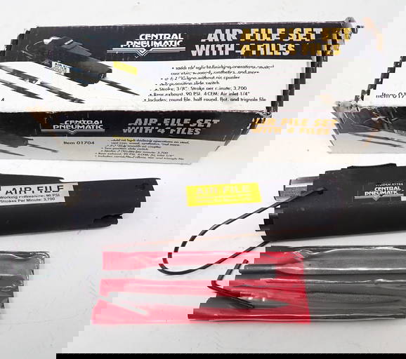 Central Pneumatic Air File Set 01704