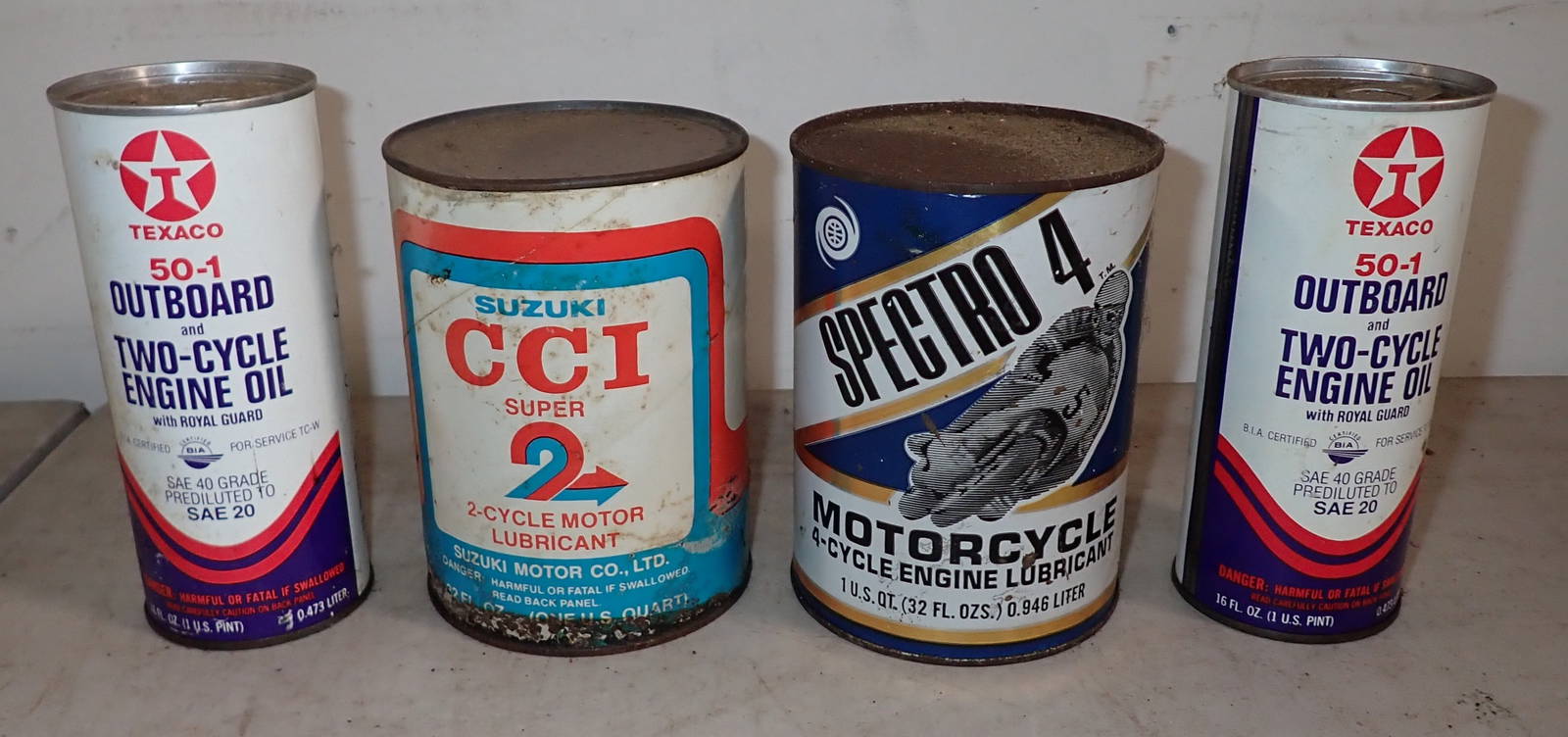 Suzuki Cci Spectra 4 Motorcyle & Texaco Oil Auction