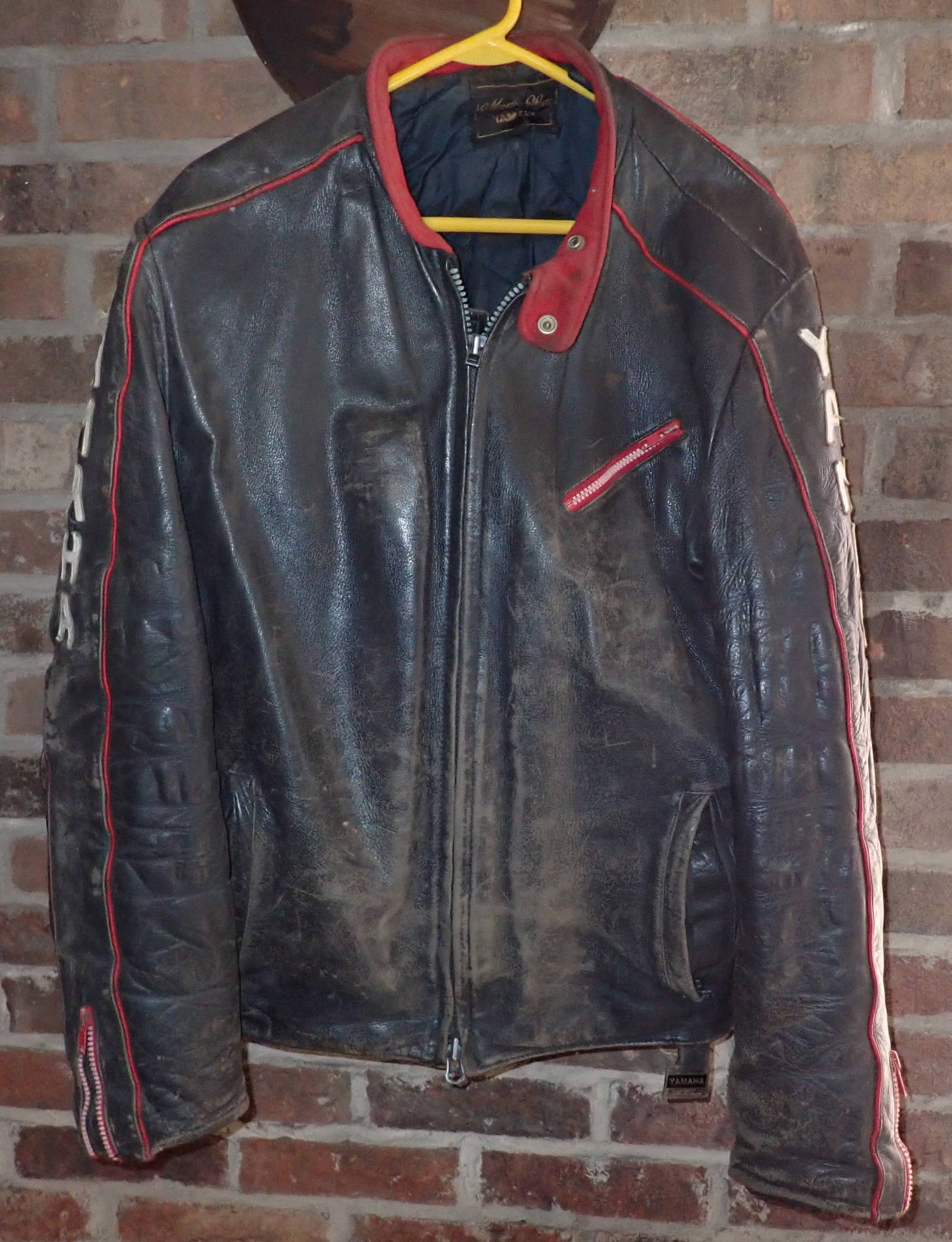Leather Maxim Wear Yamaha Motorcycle Jacket Auction
