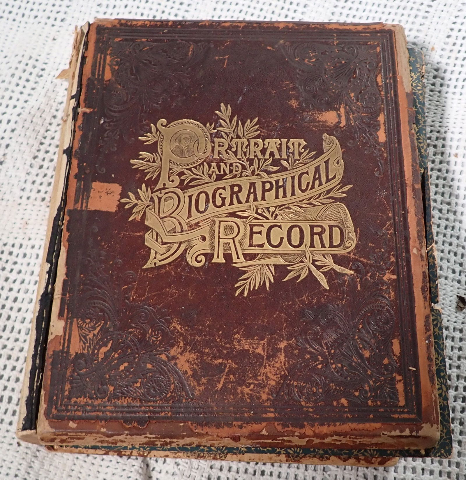 1898 Portrait & Biographical Record Warren Hunterdon County Auction