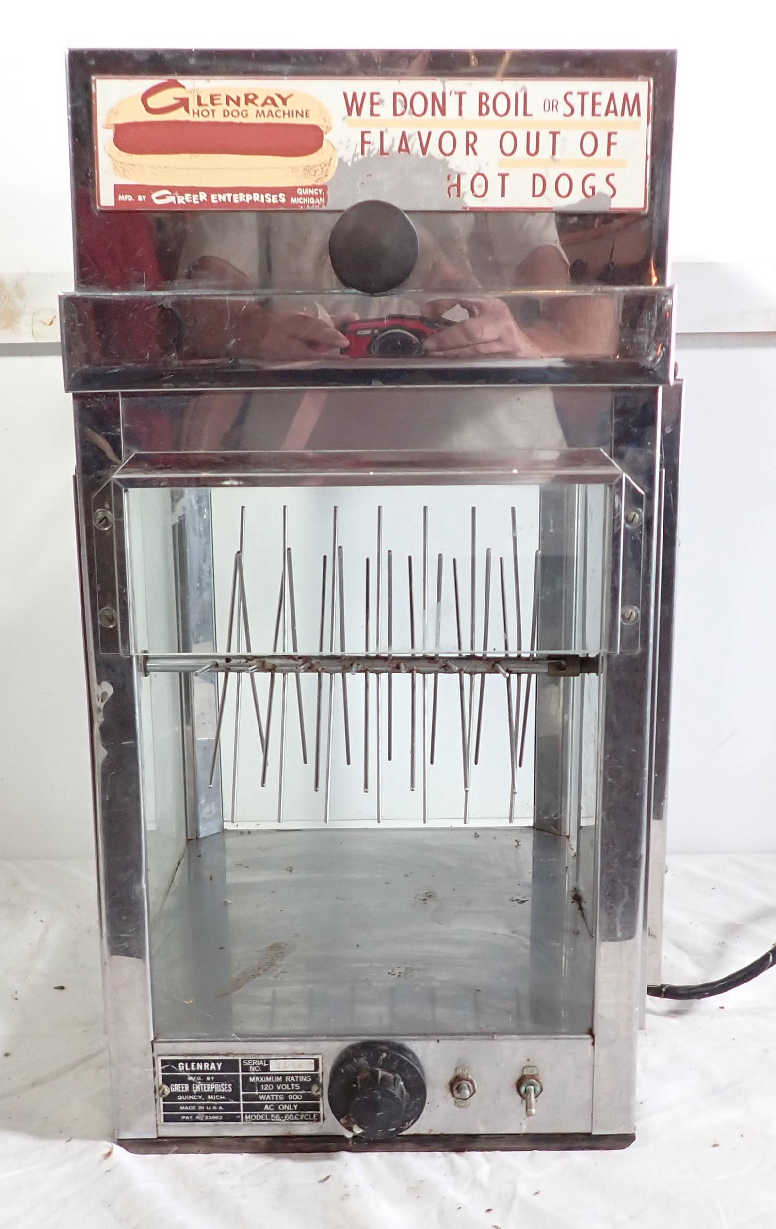 Glenray Greer Hot Dog Machine Auction