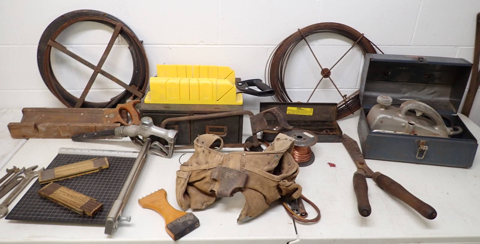 Miter Saws Wrenches Snakes Misc Tools Auction