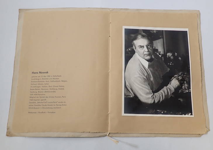 Hans Nowak Big Ben & Paris Signed Portfolio