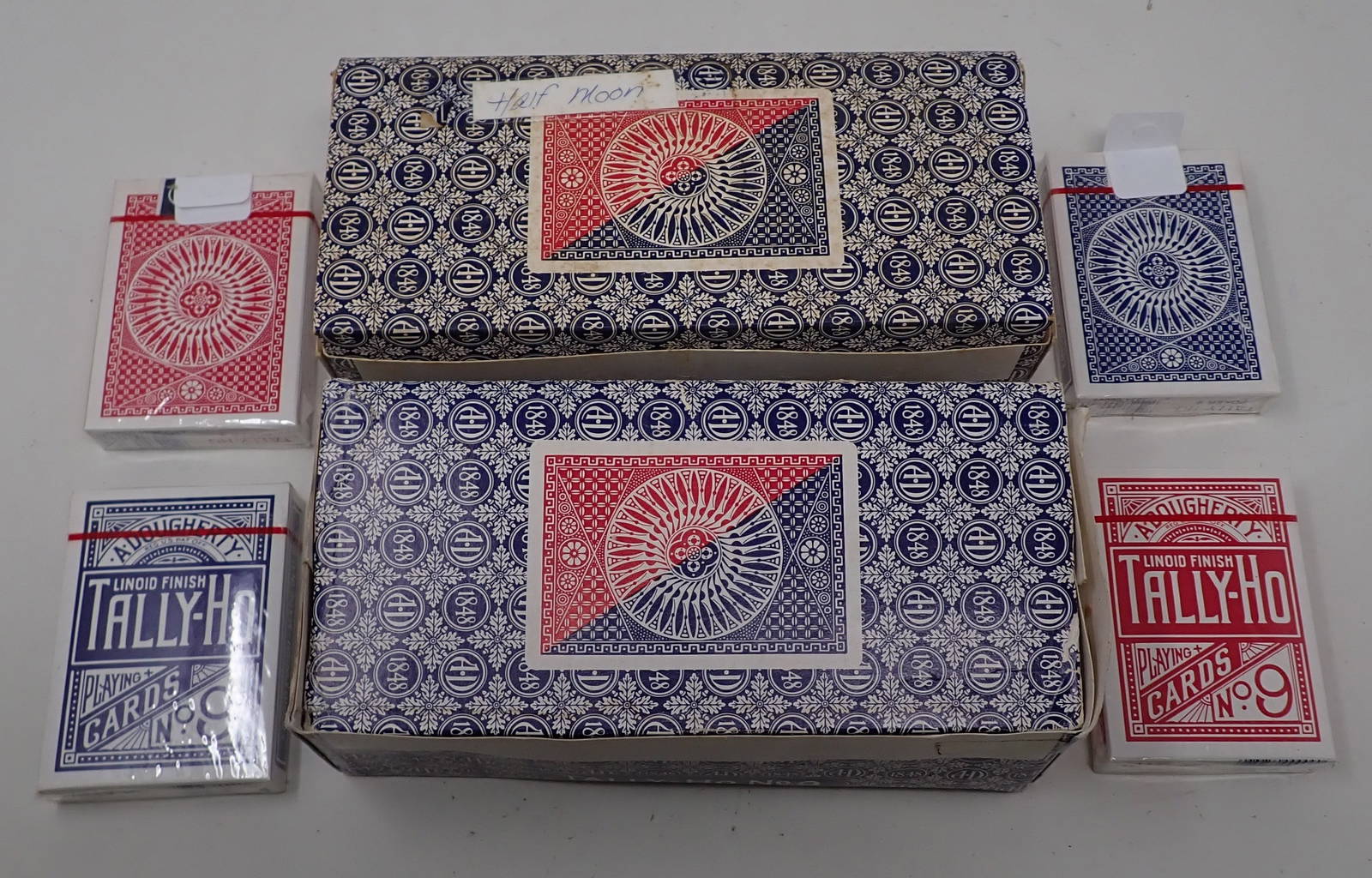 24 Decks A. Dougherty Tally-ho No. 9 Playing Cards Auction