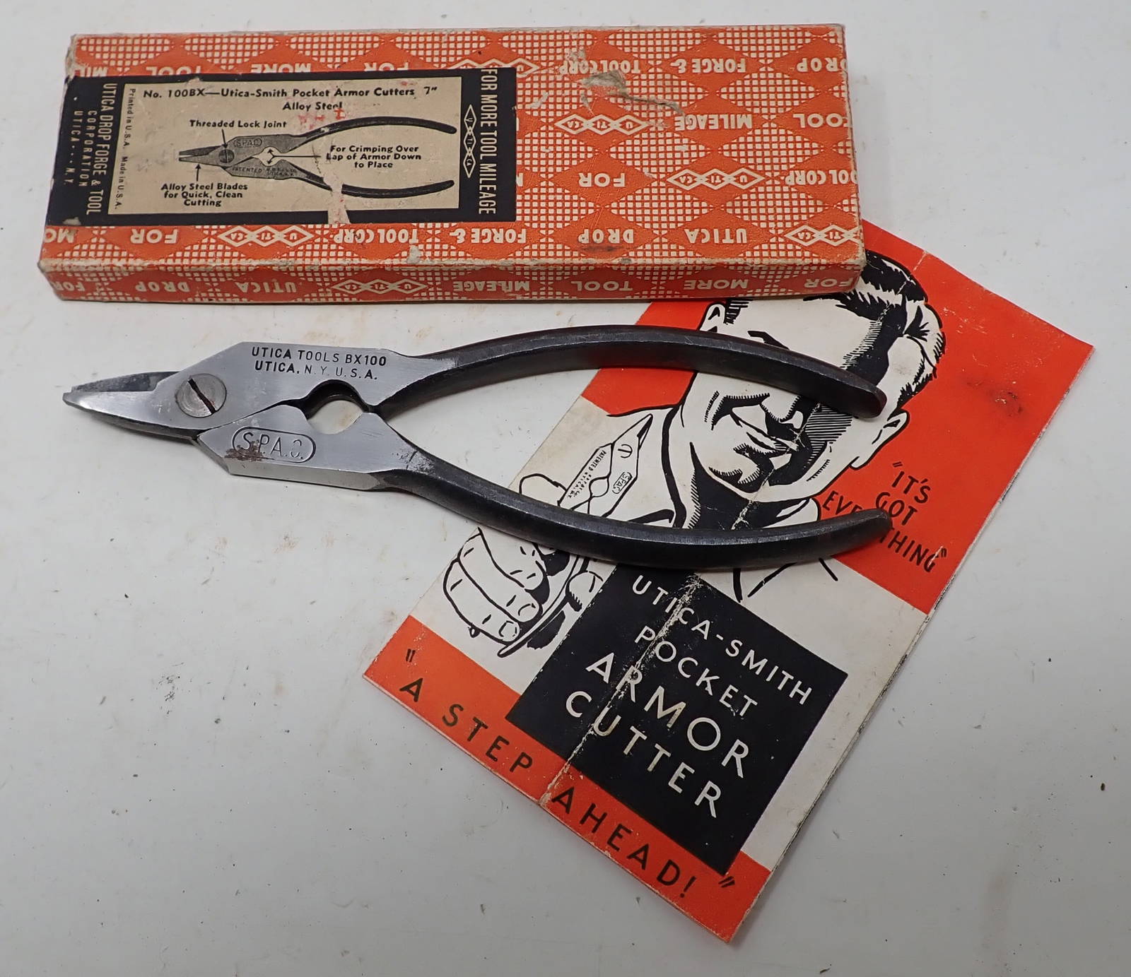 Utica 1000bx 7in Pocket Armor Cutters Auction