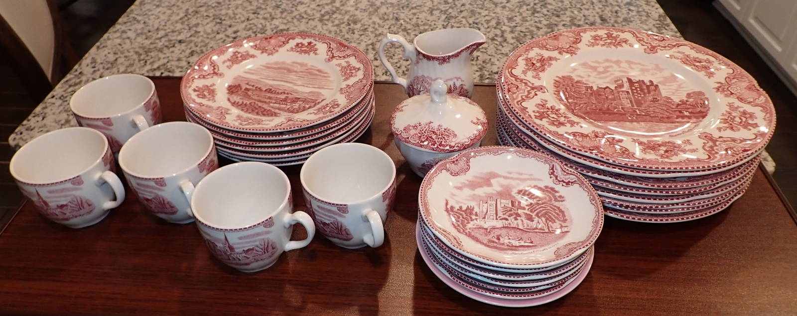 Johnson Brothers Dinnerware Incl Old Britain Castles Auction
