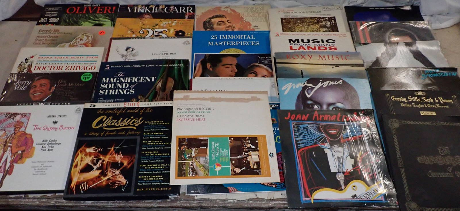 Table Contents Of Records Auction