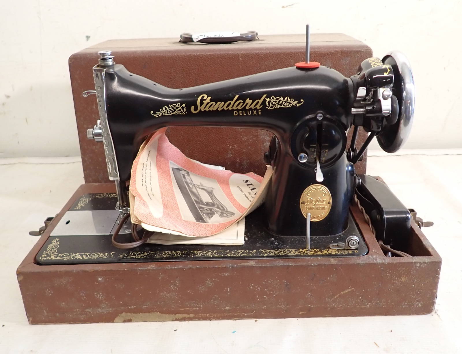 Standard Deluxe Sewing Machine Auction