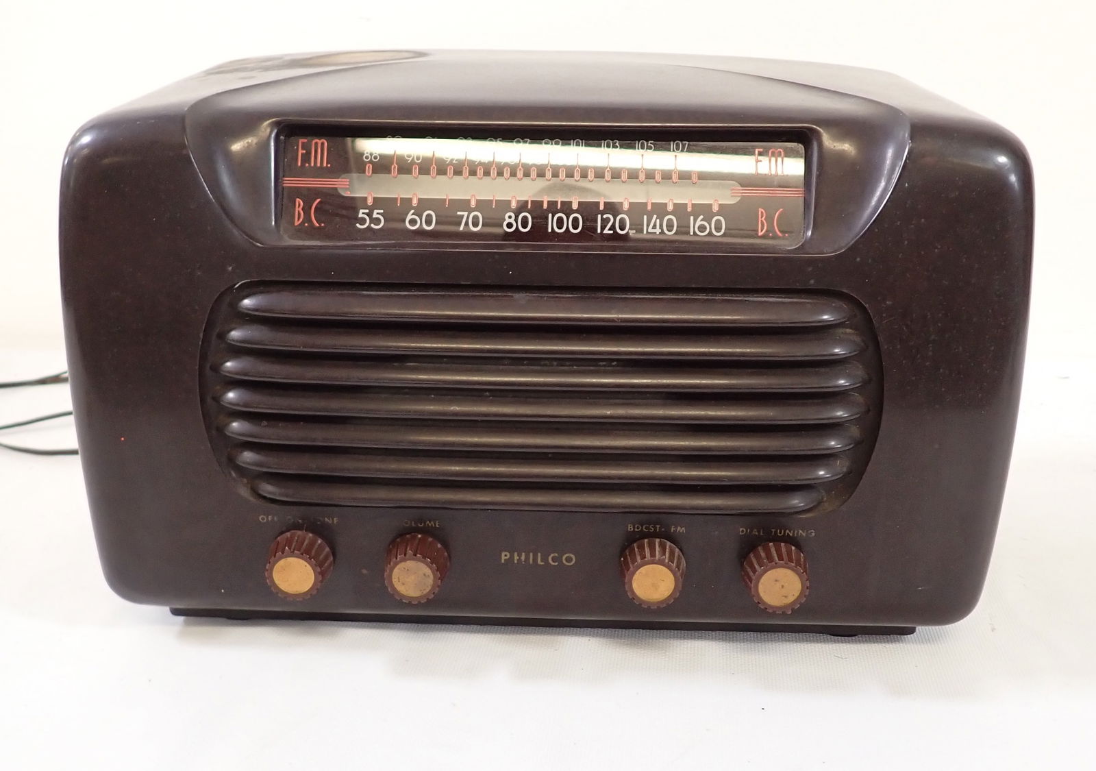 Philco 48-472 Vacuum Tube Bakelite Radio Auction