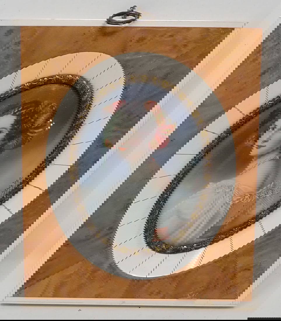 August Strobl Enamel Painting On Porcelain M. Stieler Auction