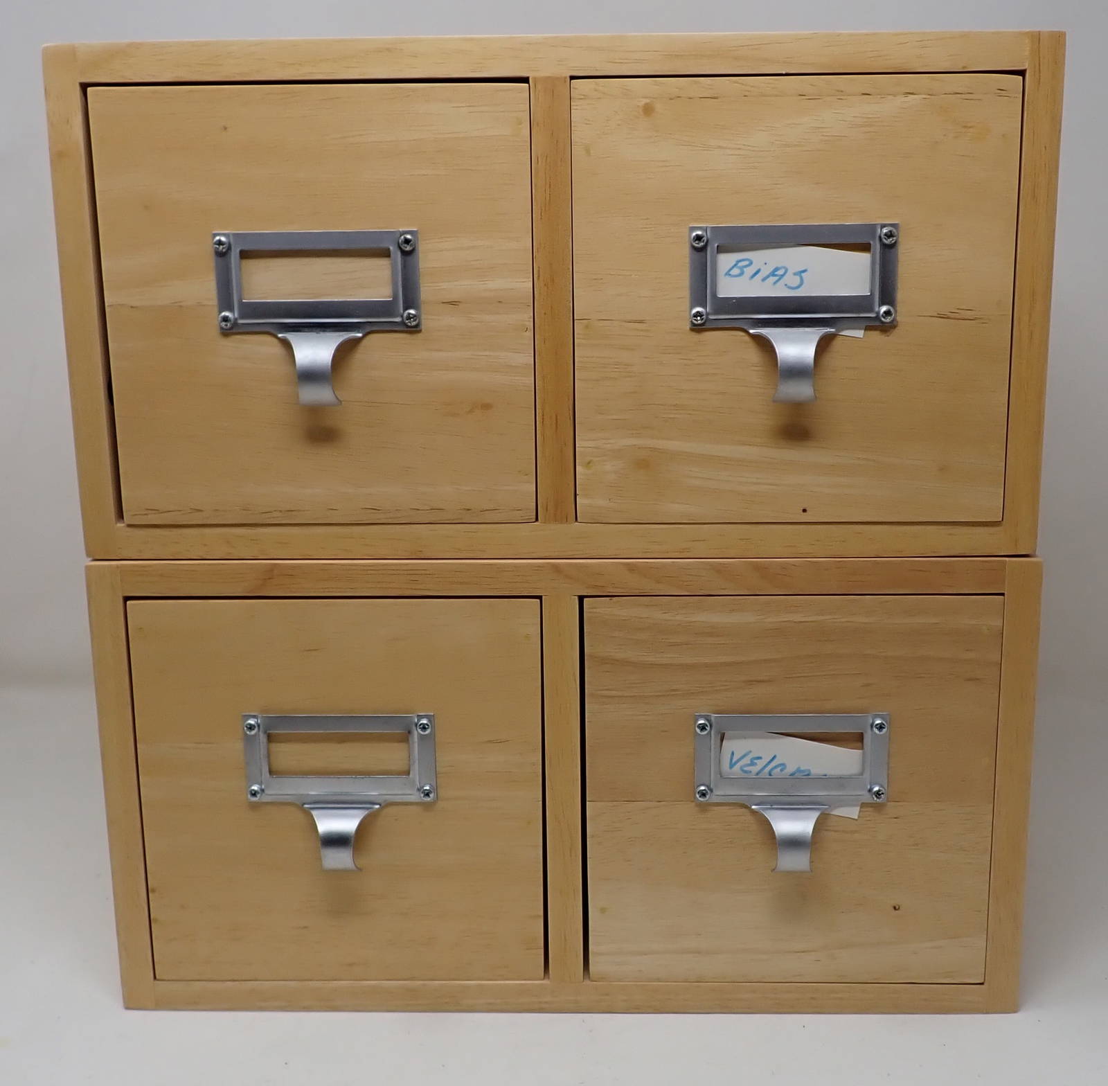 2 File Card Boxes / Organizers & Contents Auction