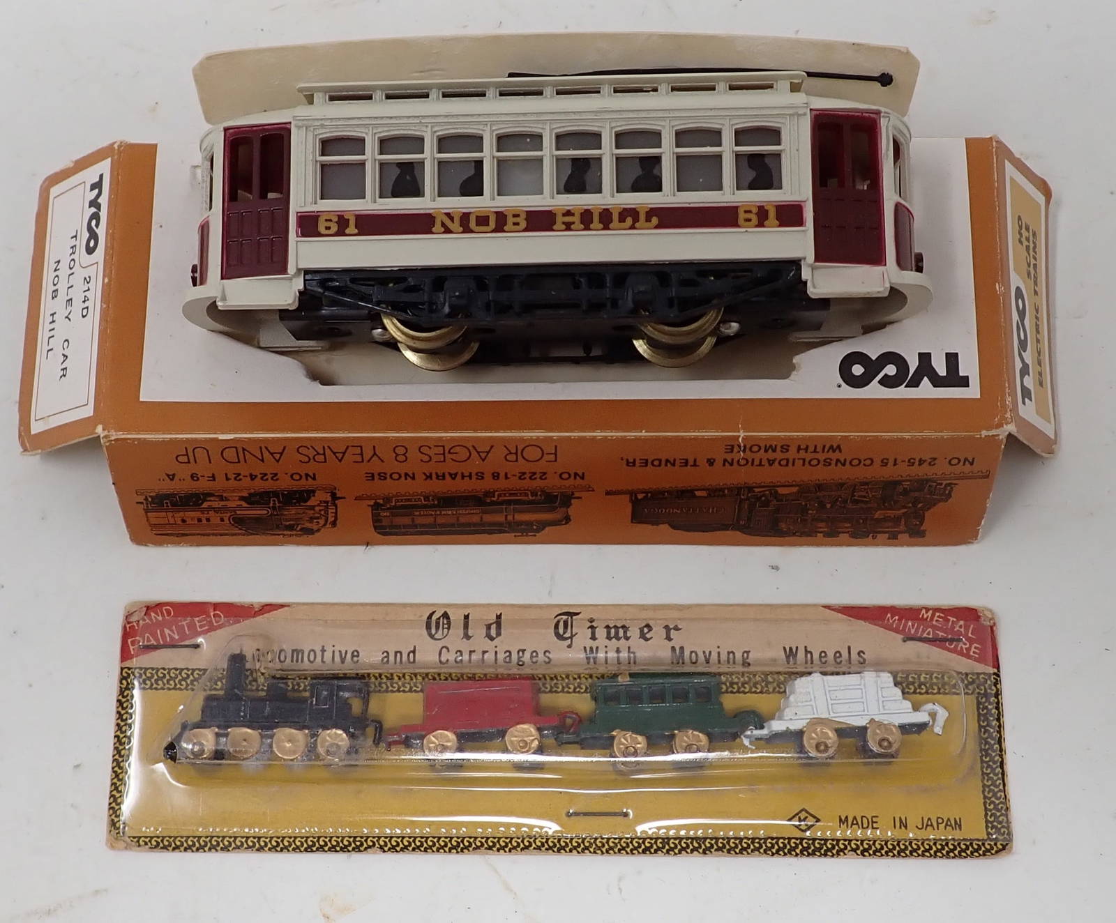 Tyco Nob Hill Trolley Car & Old Time Trains Auction