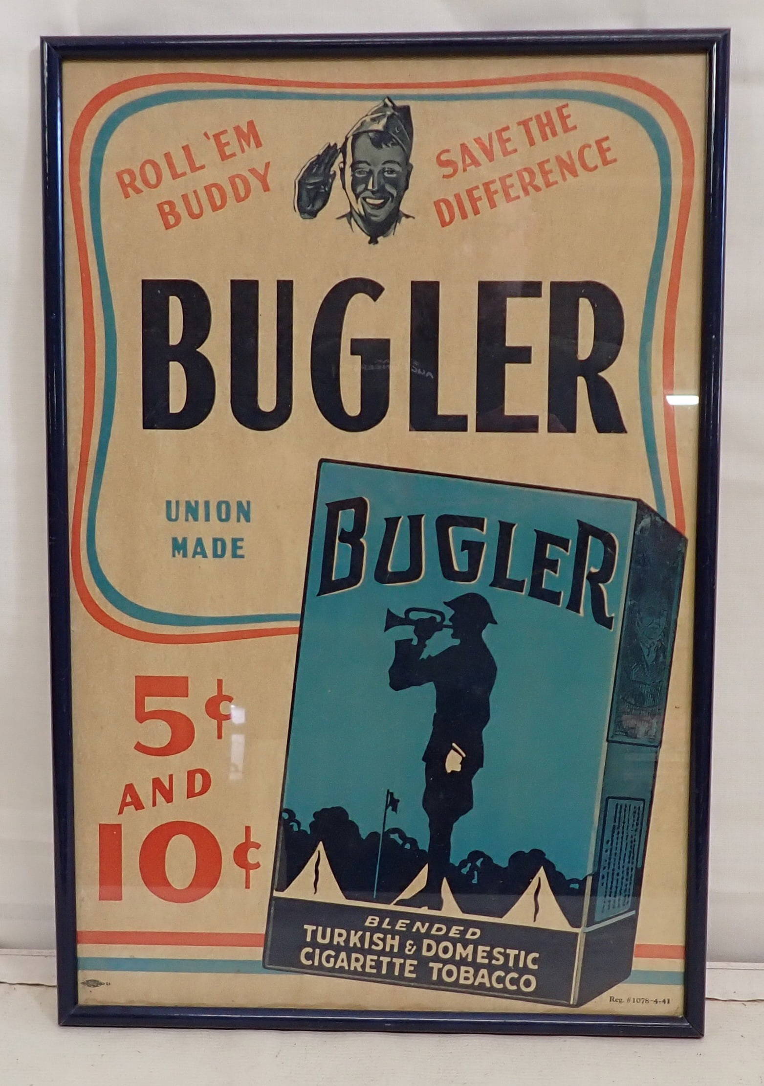 Bugler Turkish Cigarette Tobacco Poster Auction