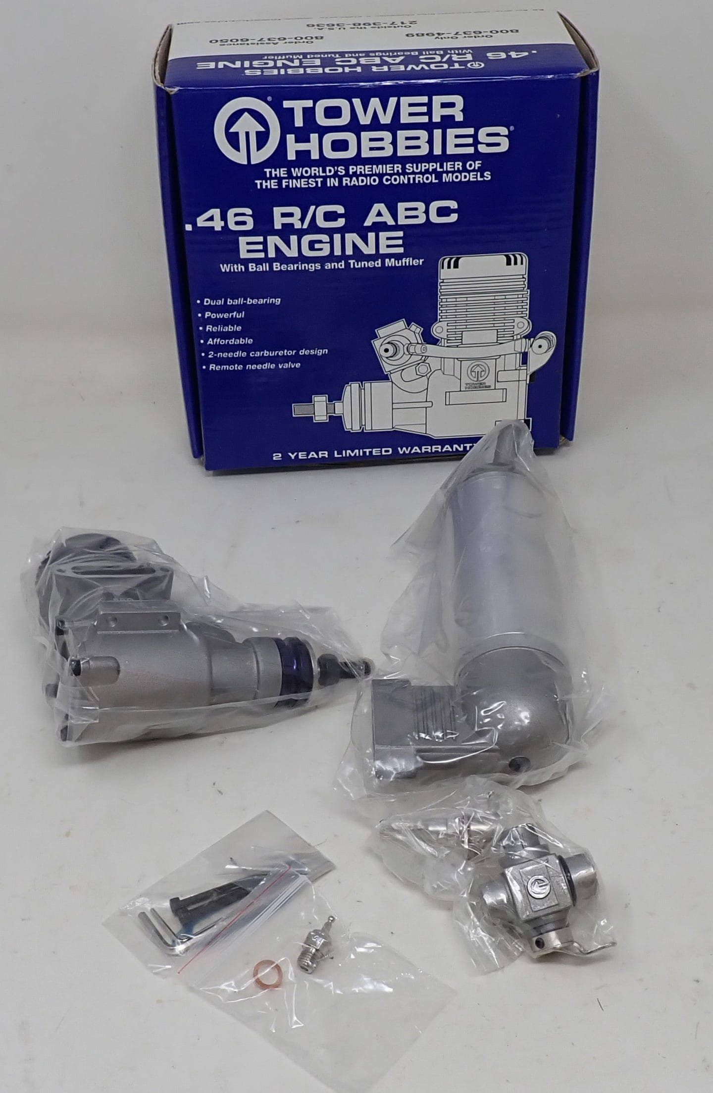 Tower Hobbies .46 R/c Abc Engine Auction
