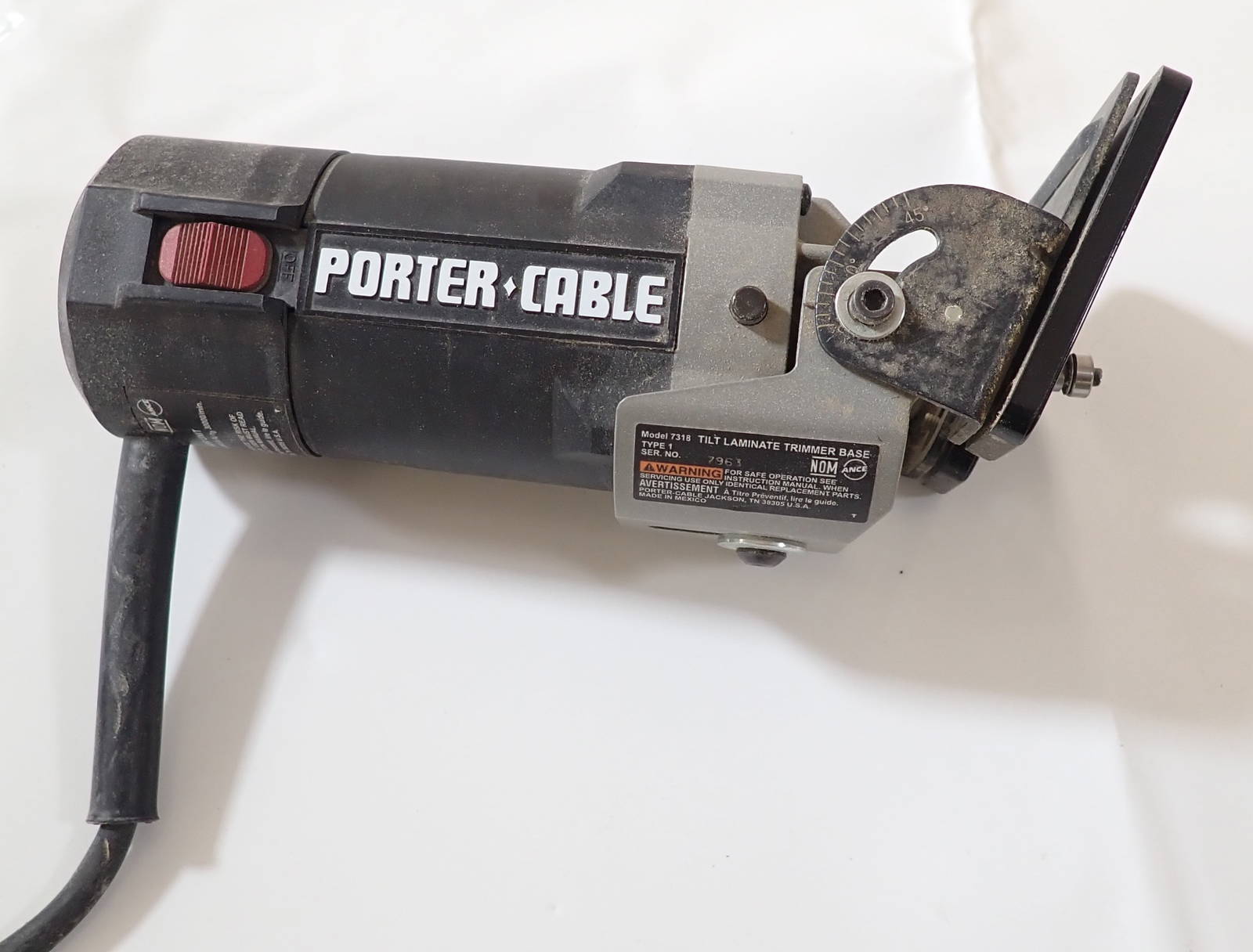 Porter Cable 7318 Laminate Trimmer Auction