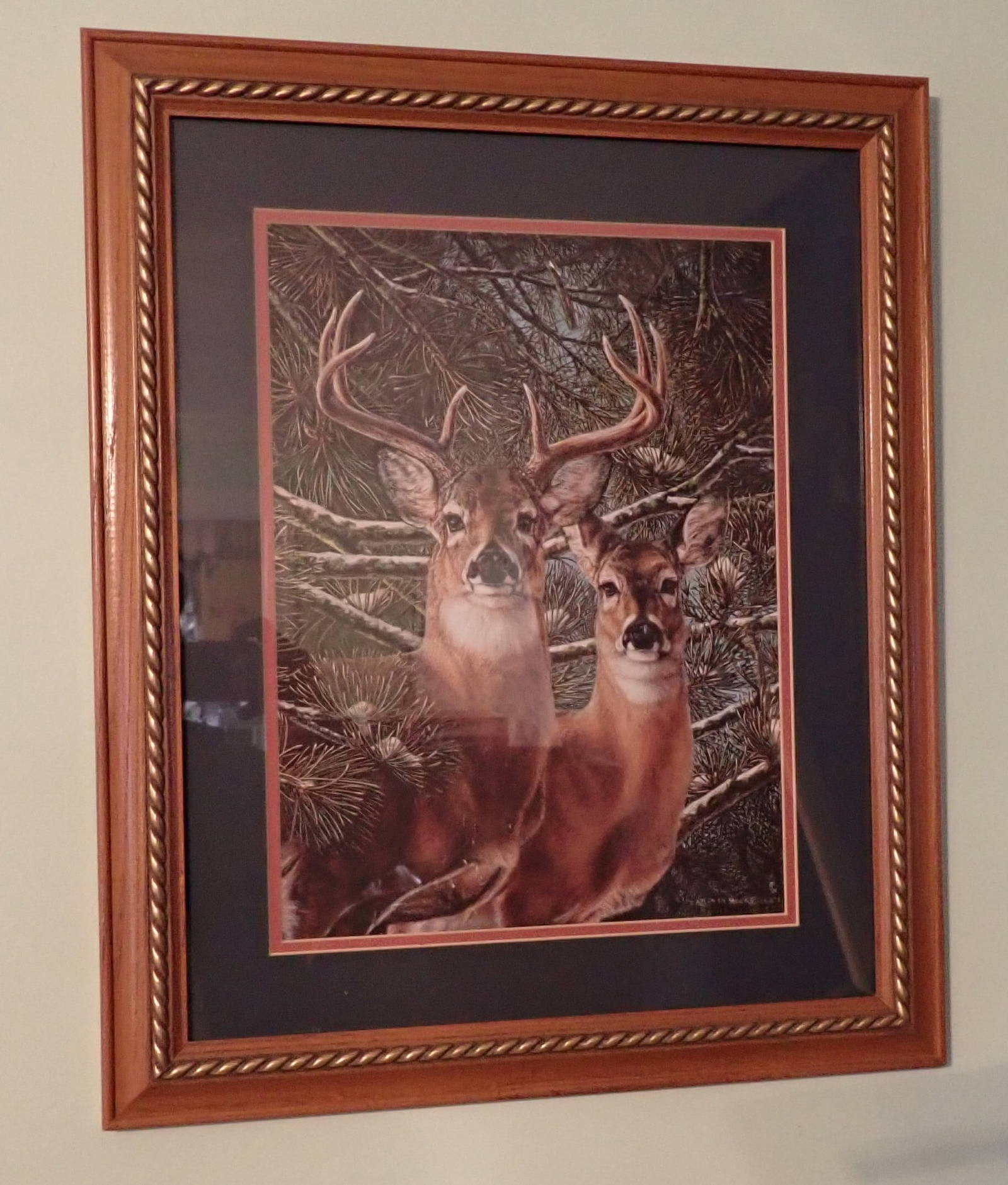 2001 Carolyn Mock Deer Print Auction