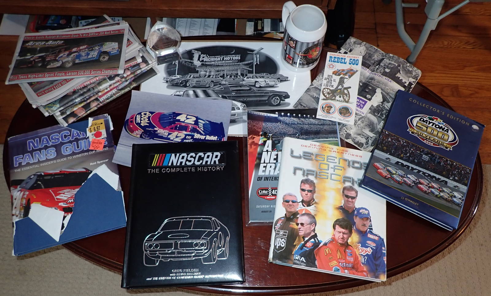 Nascar Books Misc Racing Auction