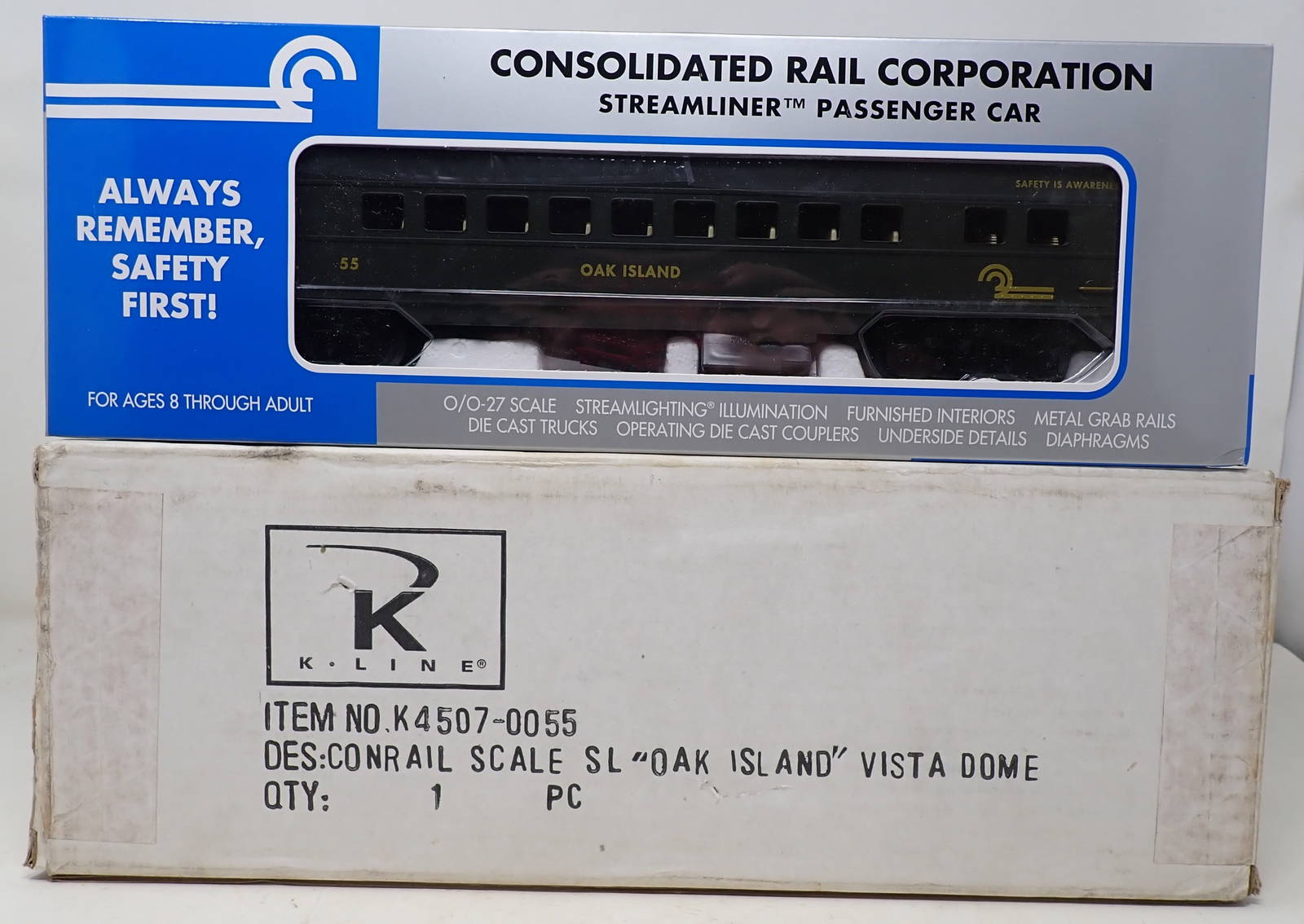 Conrail Oak Island Streamliner Passenger Car Auction