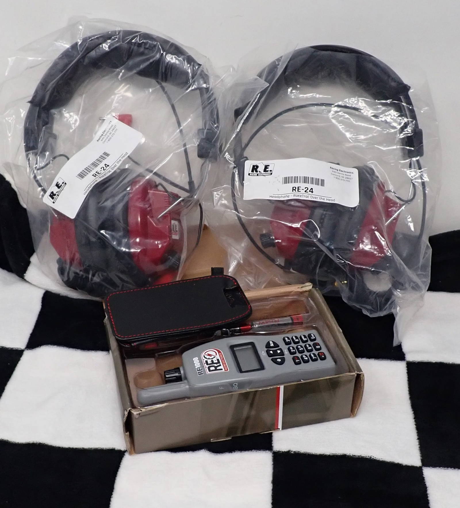 Racing Electronics Headphones Re1000 Racing Scanner Auction