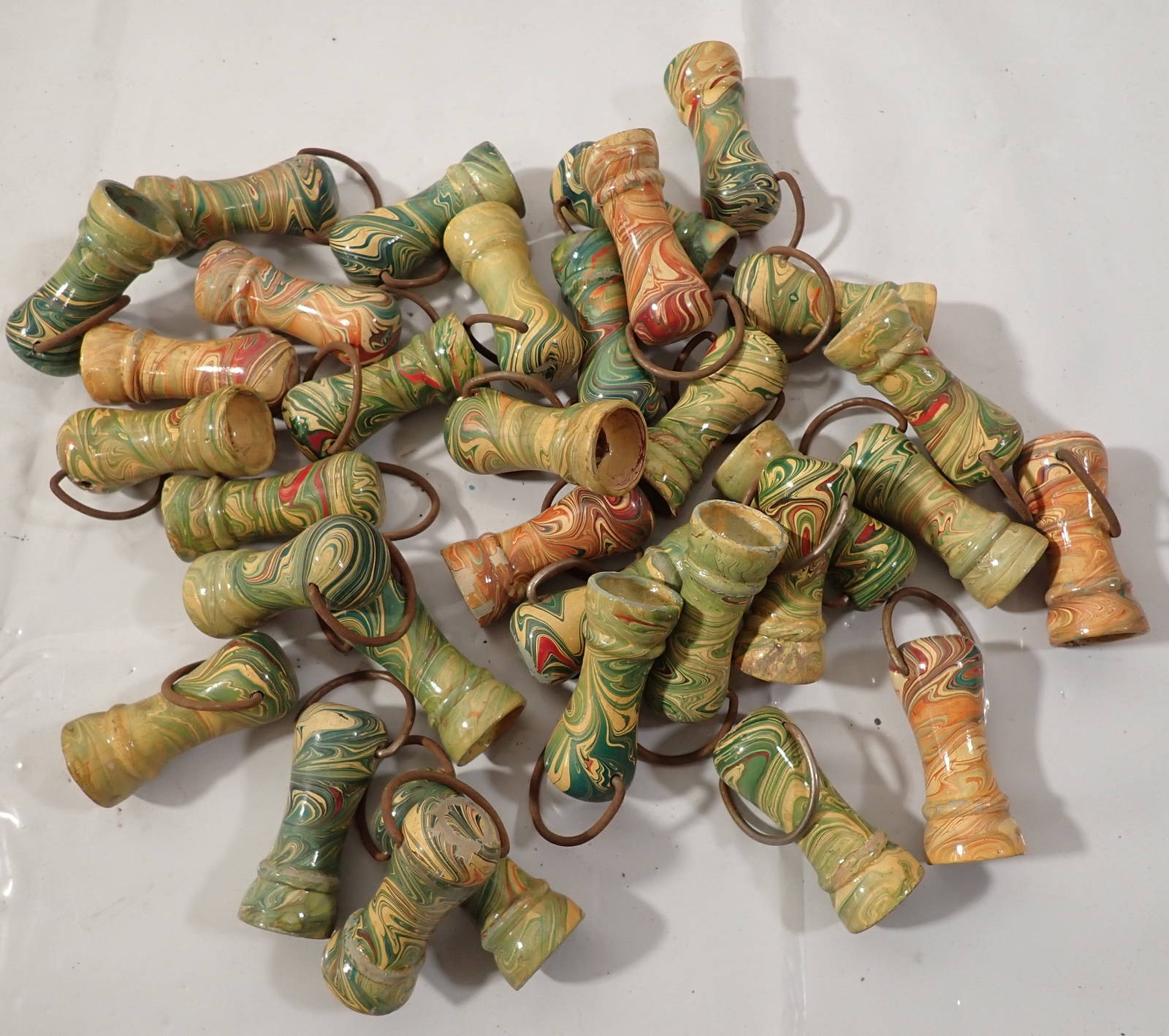 Wood Carnival Circus Cane Tops Auction