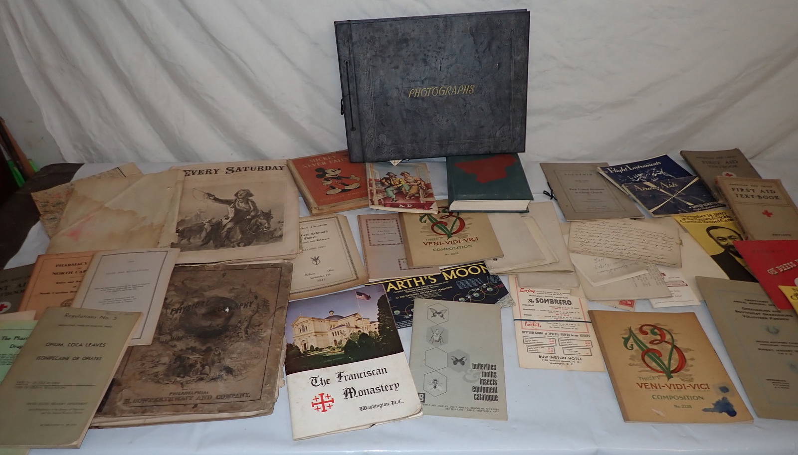 Books Manuals Souvenir Programs Misc Ephemera Auction