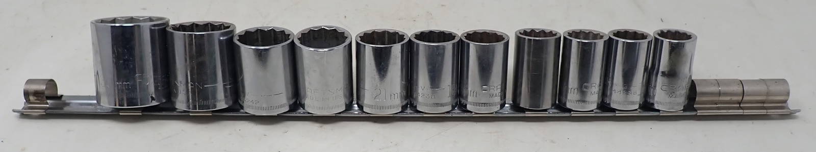 Craftsman 1/2" Drive Metric Sockets Auction