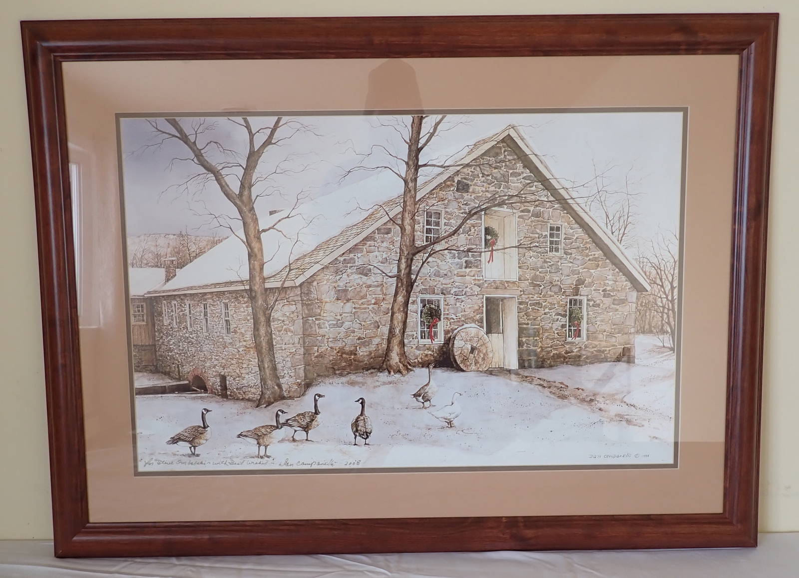 2008 Dan Campanelli Daily Beggers Signed Print Auction