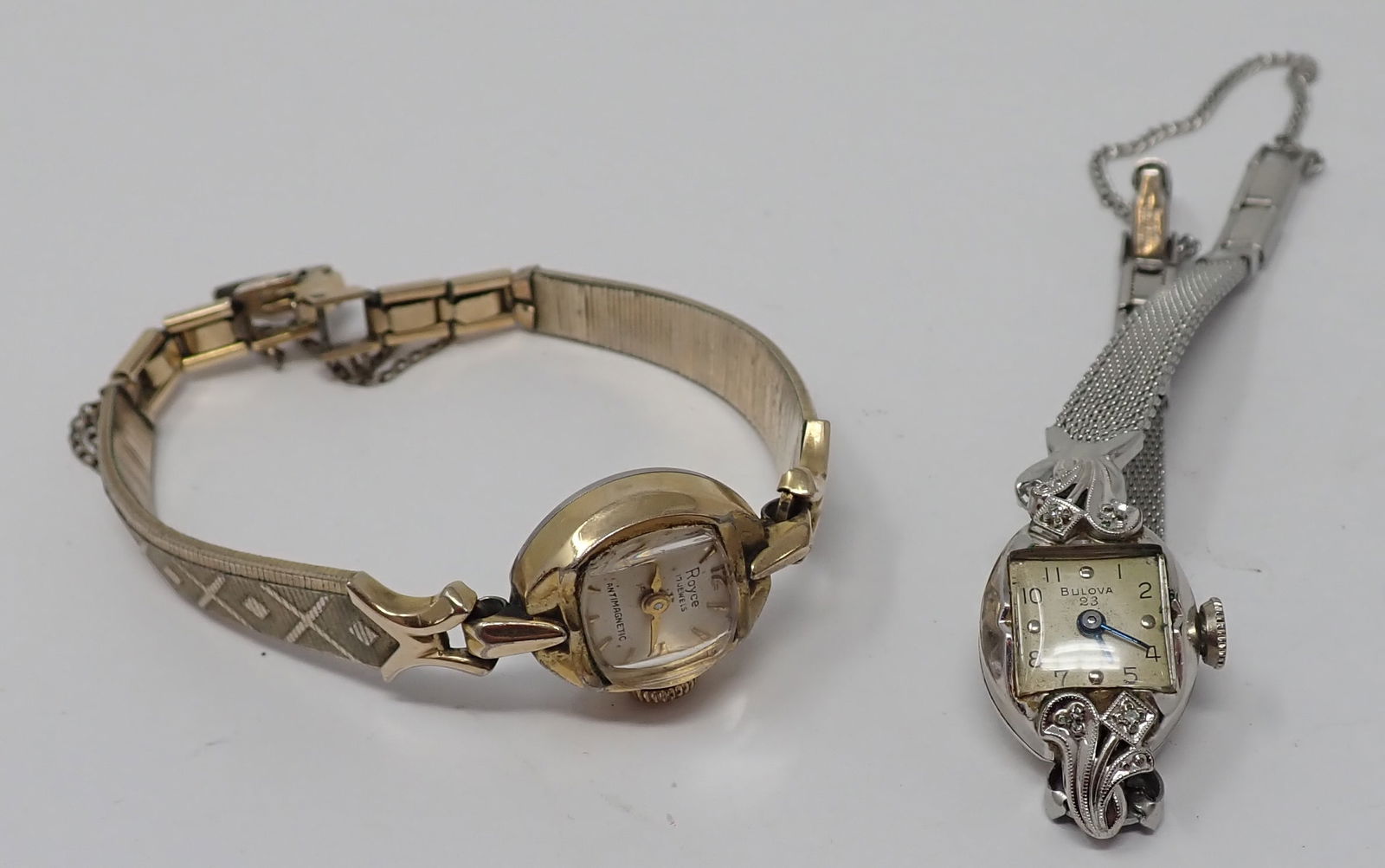 2 Vintage Lady's Wrist Watches Auction