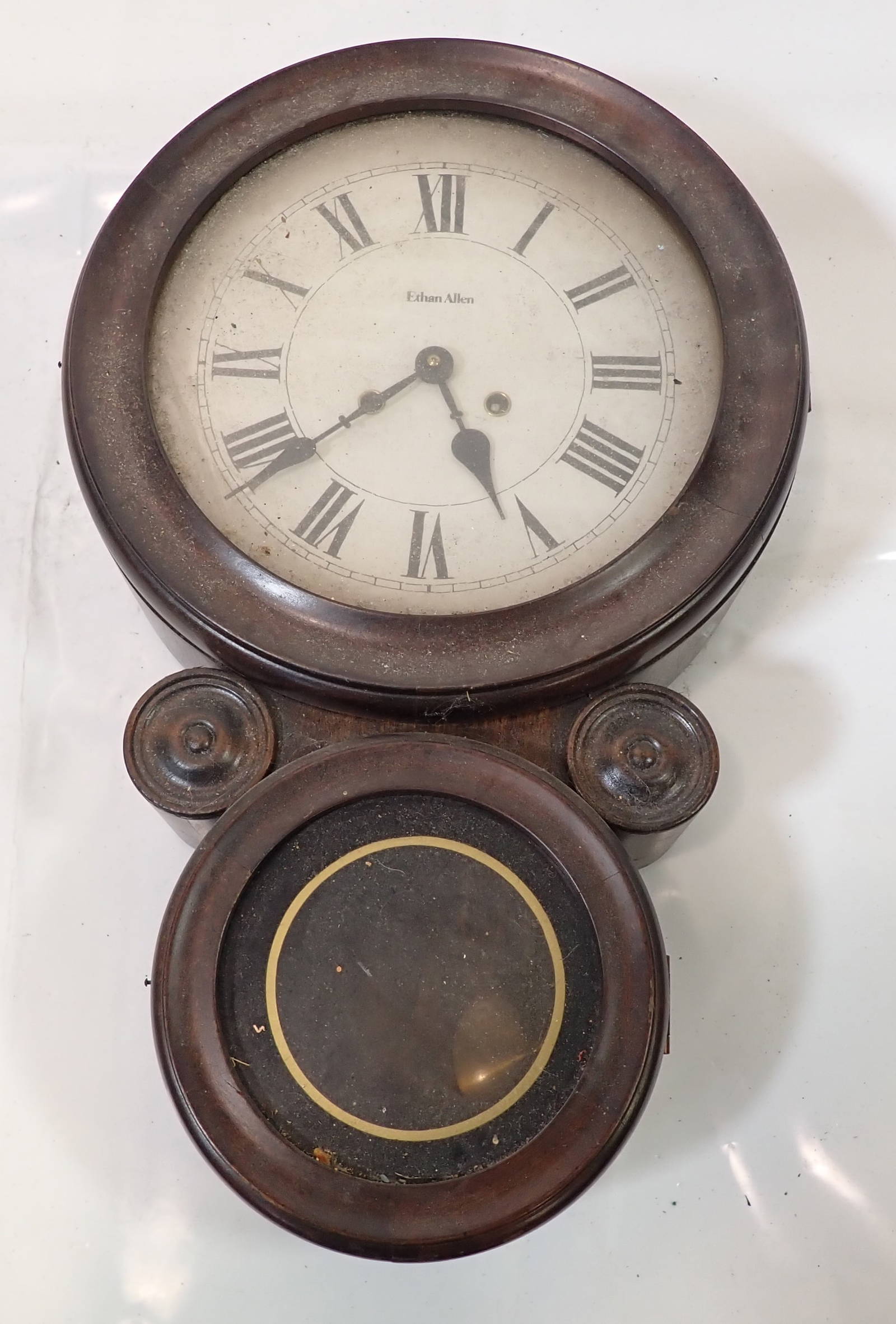 Ethan Allen Figure Eight Clock Auction