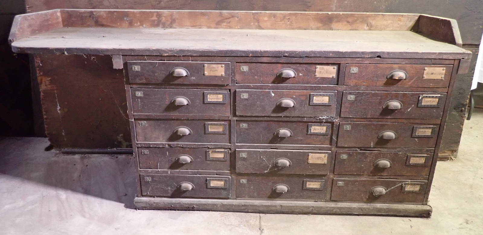 15 Drawer Workbench Auction