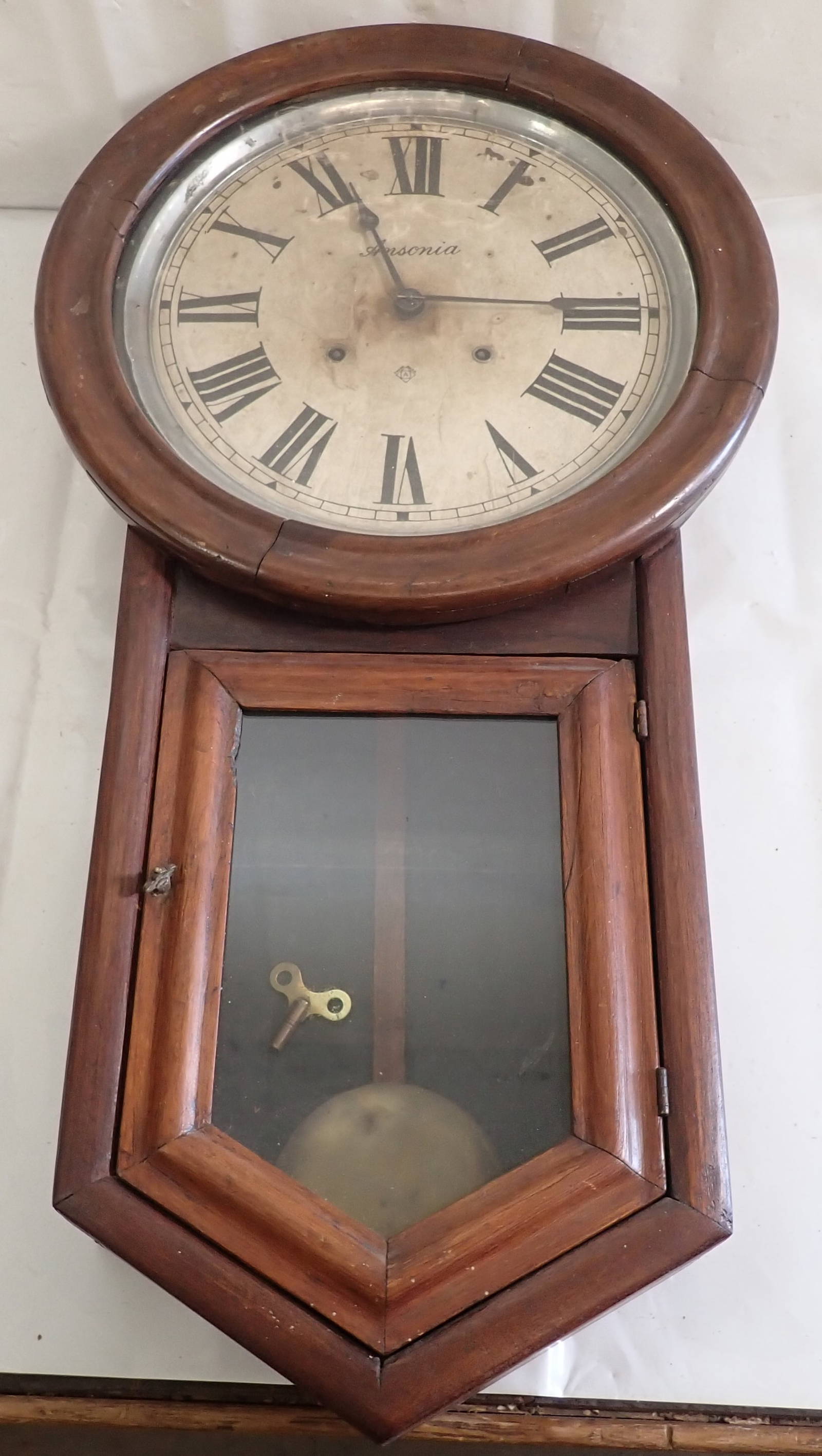 Ansonia Wall Clock Auction
