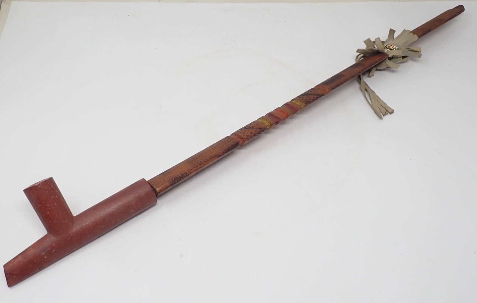 Wood & Catlin Stone Indian Pipe Auction